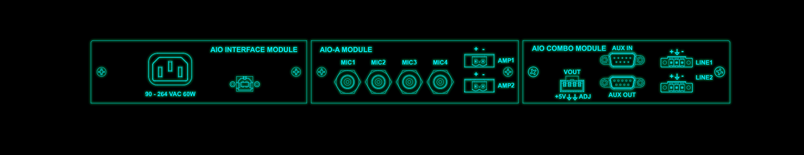 AIO-AC: Multifunction audio test interface - Echo Test + Measurement